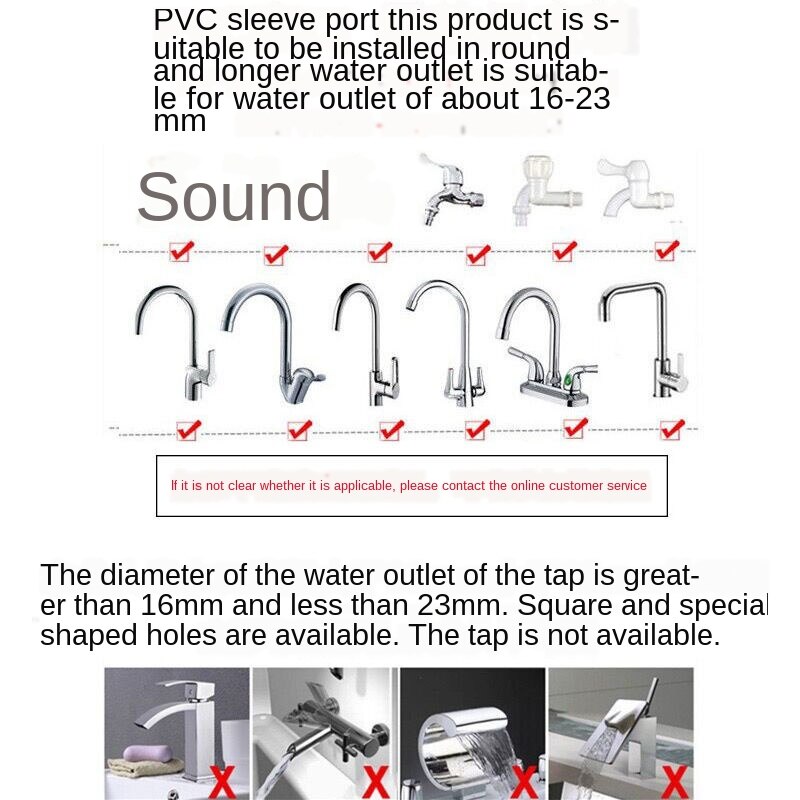 For16-23mm Diameter Faucet Extend Extender Multifu... – Grandado