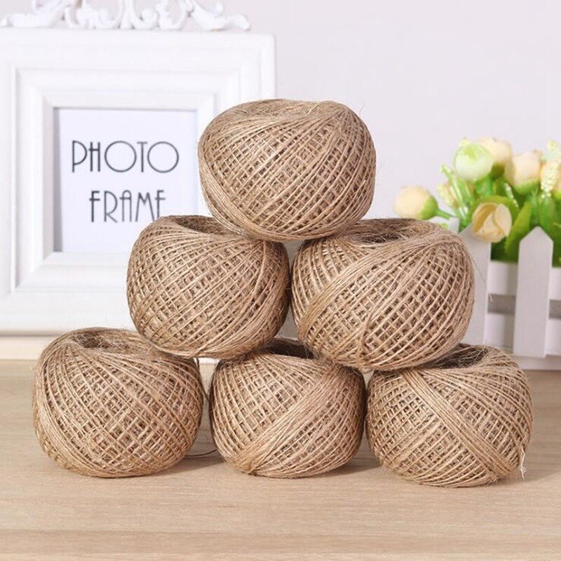 100M Natuurlijke Jute Twine String Rolls Bruin Str... – Vicedeal