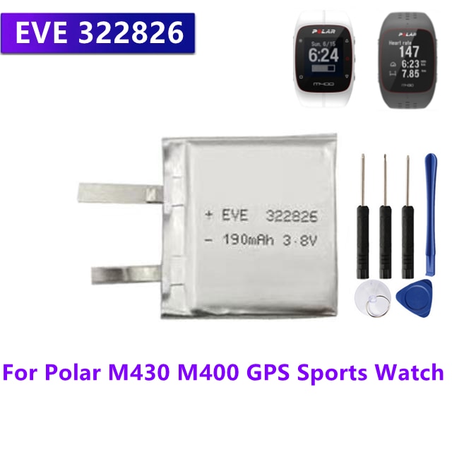 Battery For POLAR M430 M400 GPS Sports Watch Recha... – Grandado