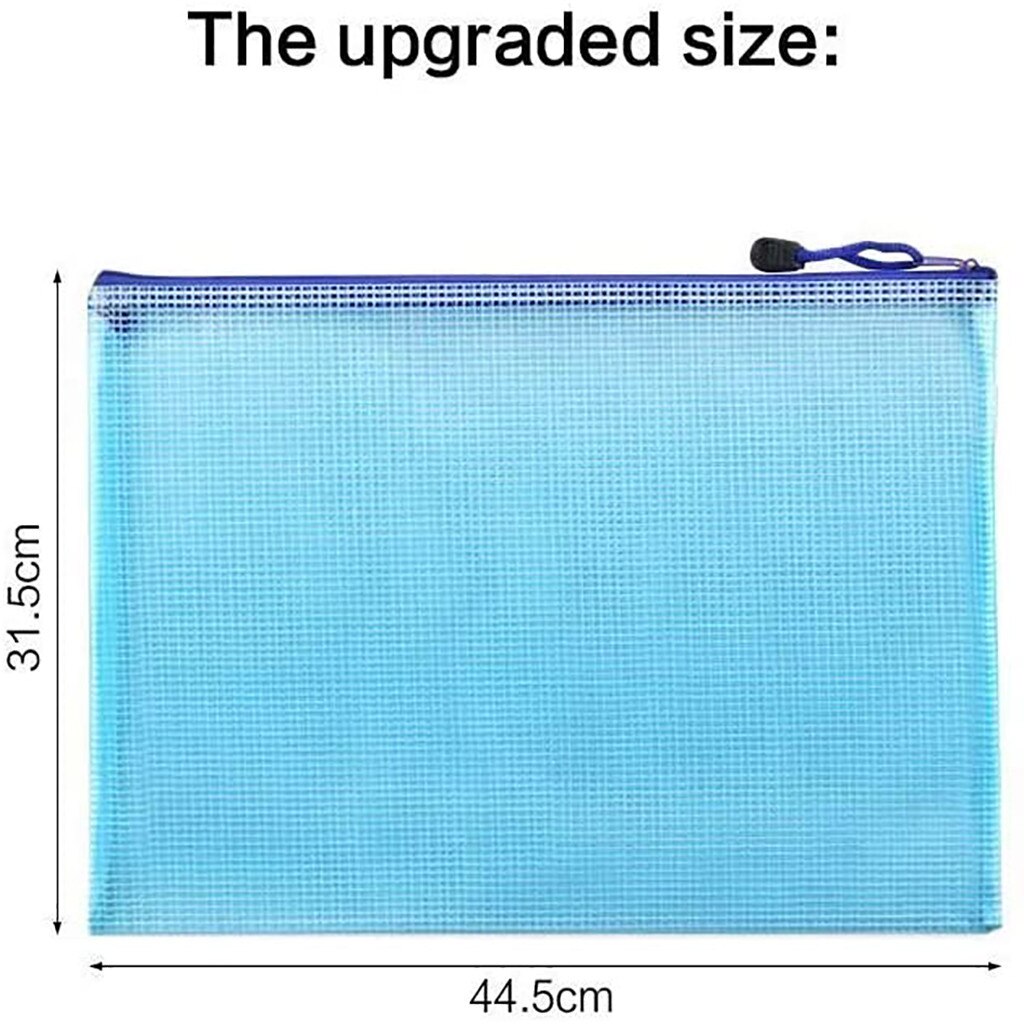 A3 Mesh Zipper Bags Waterproof Document Bags Docum... – Vicedeal