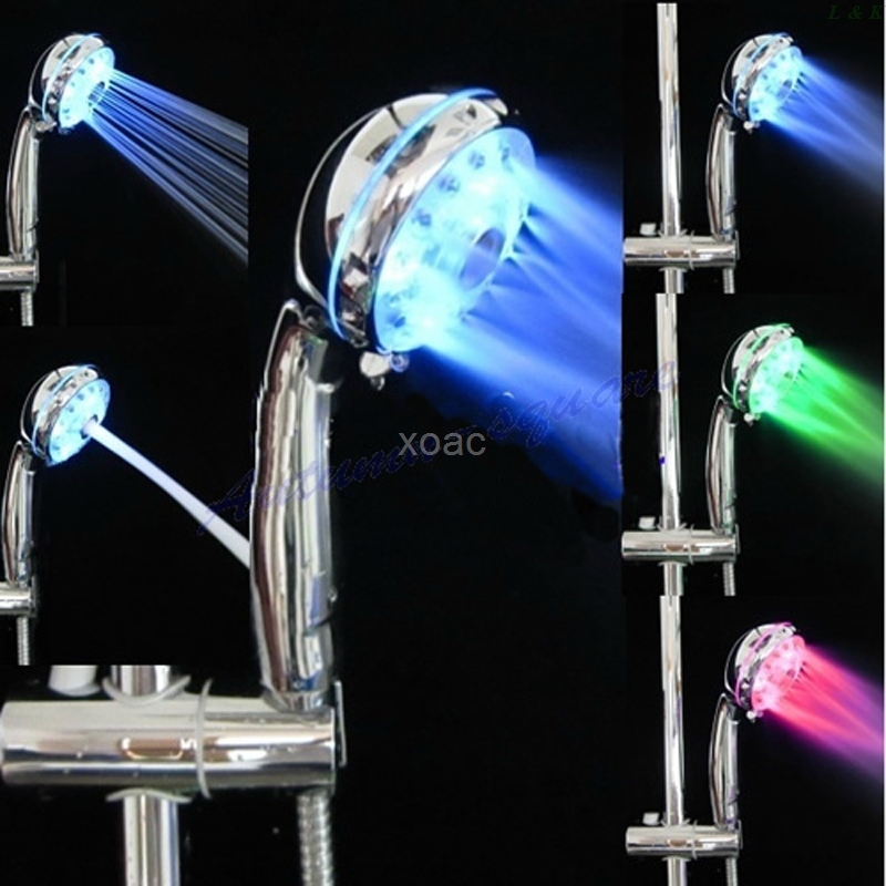 Adjustable 3 Mode LED Light Shower Head Sprinkler ... – Grandado