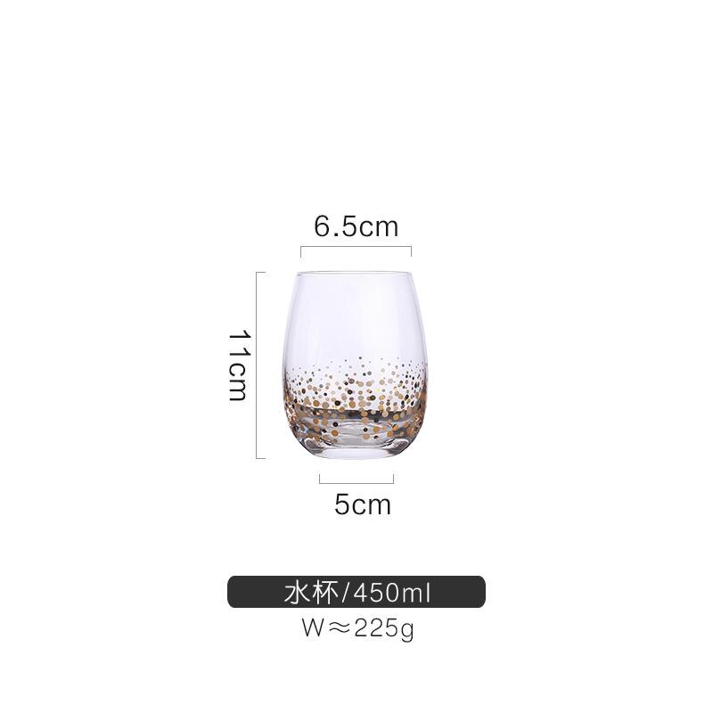 Nordic goldene welle punkt hause rotwein glas wein... – Vicedeal