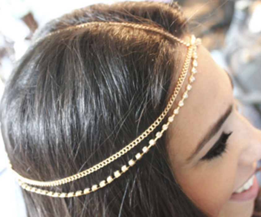 Classic Multilayer chain crystal tassels female wi... – Vicedeal