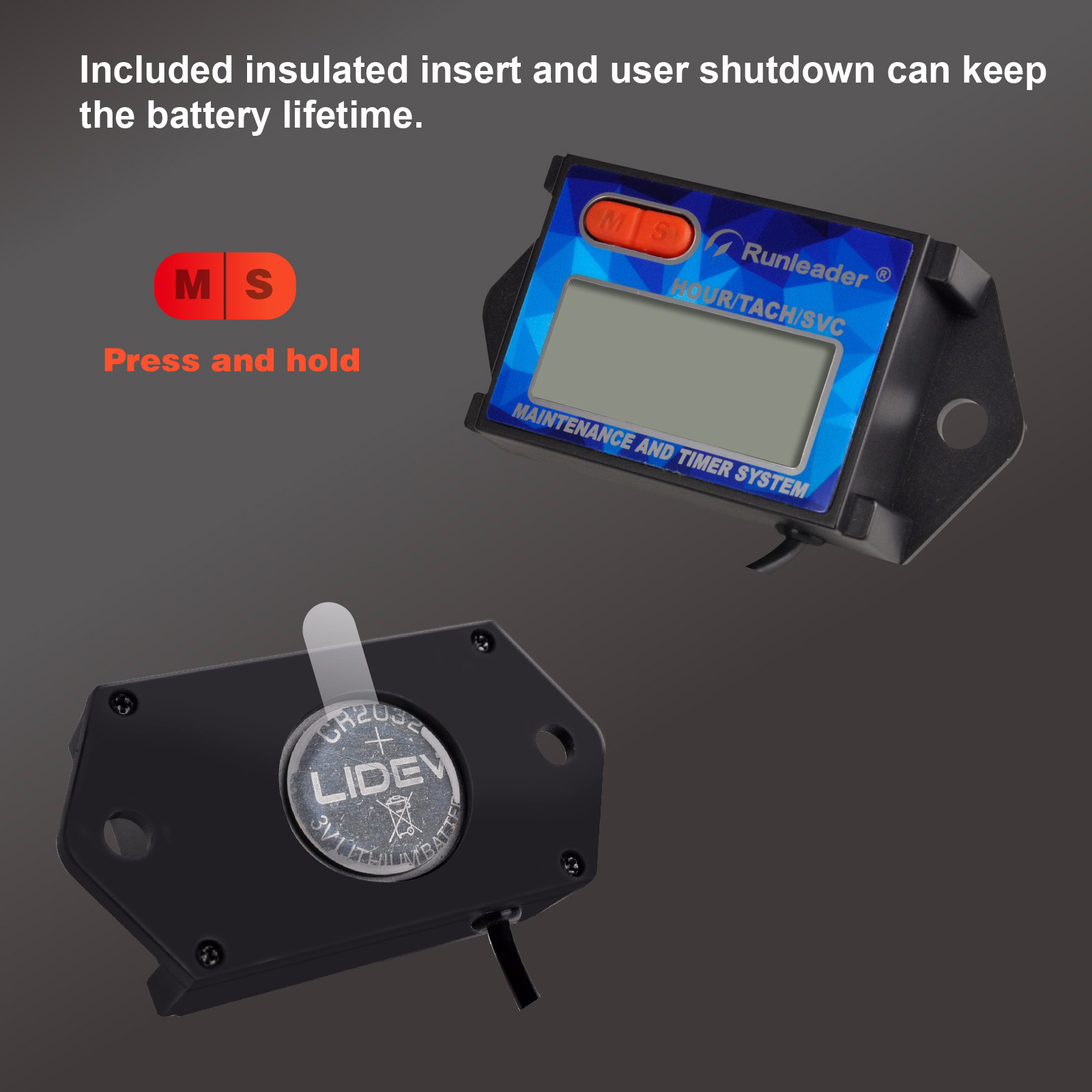 Digital Tachometer Hour Meter Tach Max RPM Recall ... – Grandado