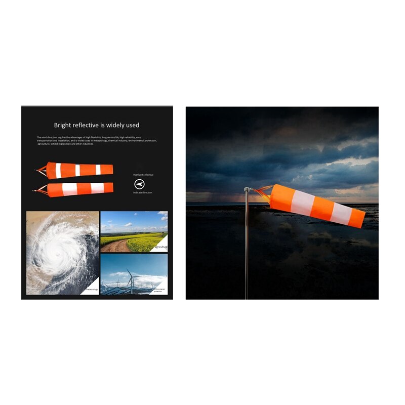 2 Pcs Weather Nylon Wind Sock Weather Vane Windsoc... – Grandado