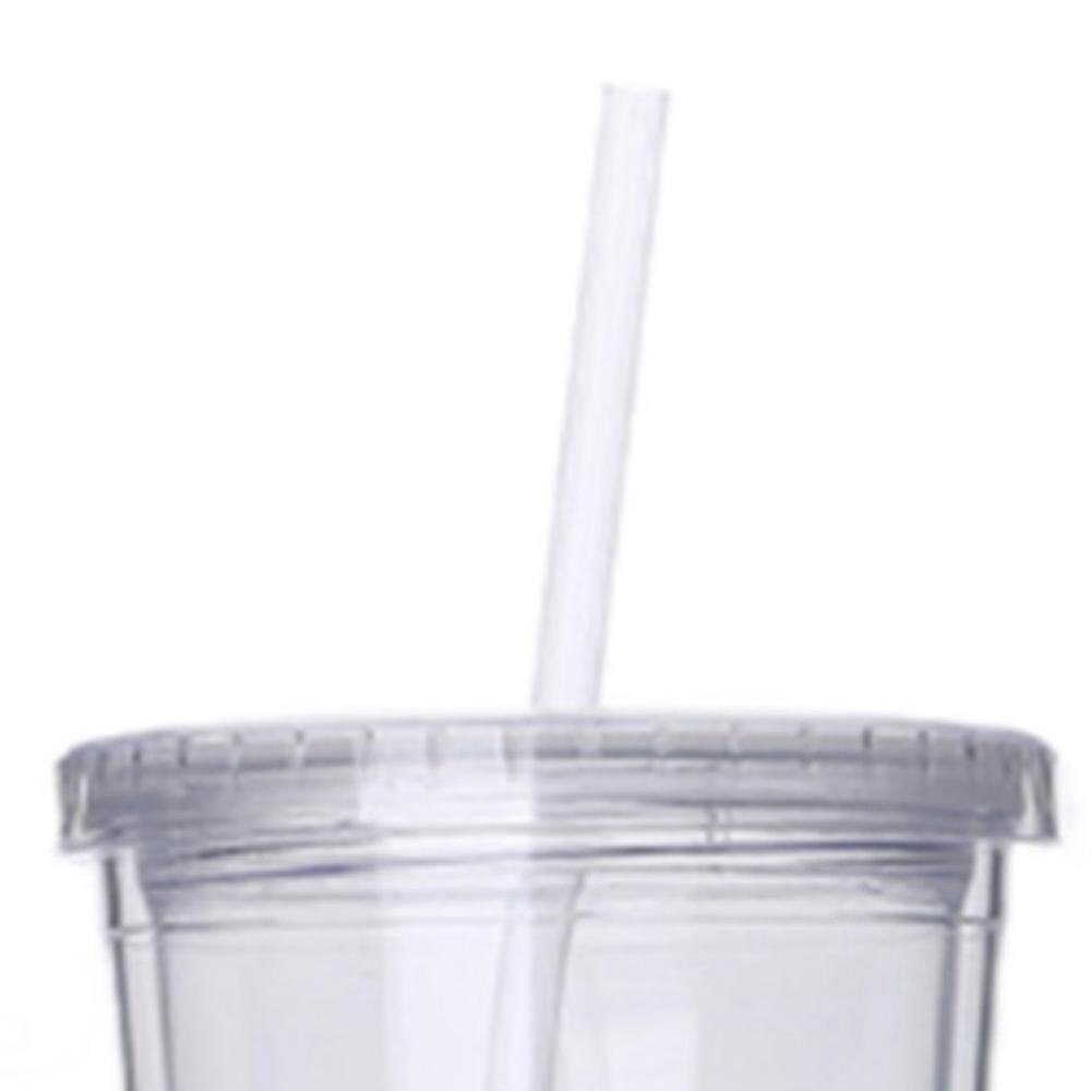 Portable Double-Layer Straw Cup Premium Double Wal... – Grandado