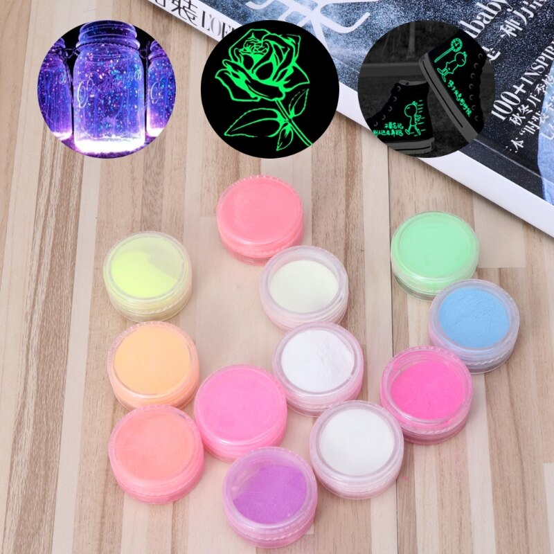 12 Colors Fluorescent Super Bright Glow-in-the-Dar... – Vicedeal