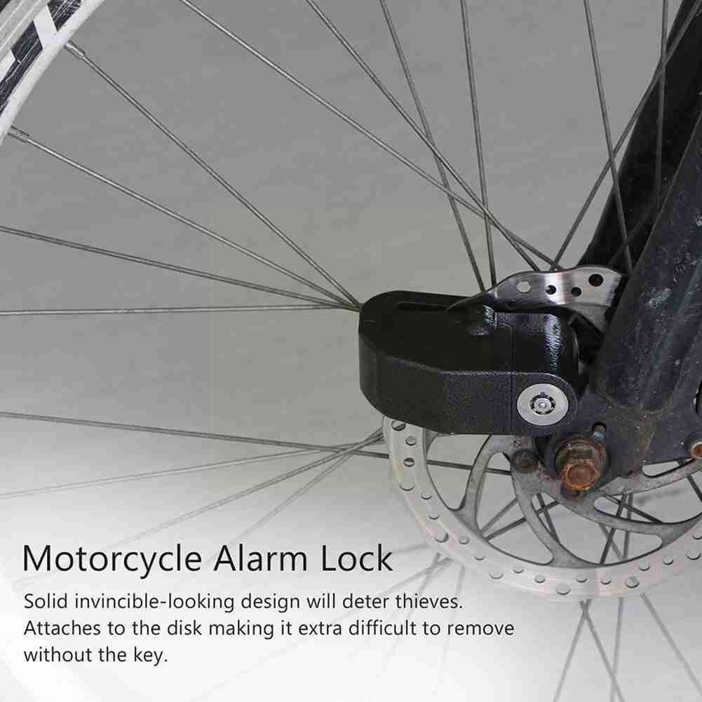 Waterproof Motorcycle Alarm Motorcycle Lock Steel ... – Grandado