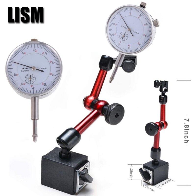 Dial Test Indicator Gauge Universal Magnetic Base ... – Vicedeal