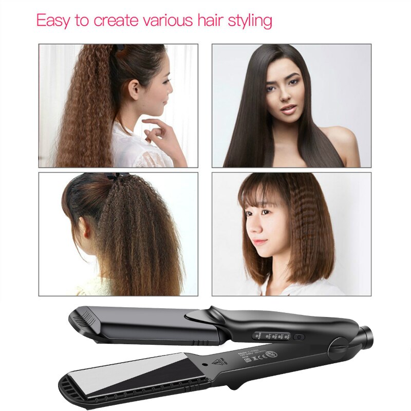Interchangeable 4 in 1 Fast Hair Straightener Corn... – Vicedeal