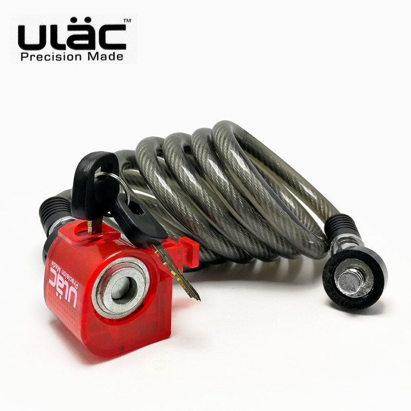 bicycle bike lock padlock alarm locks Lock to bike... – Vicedeal