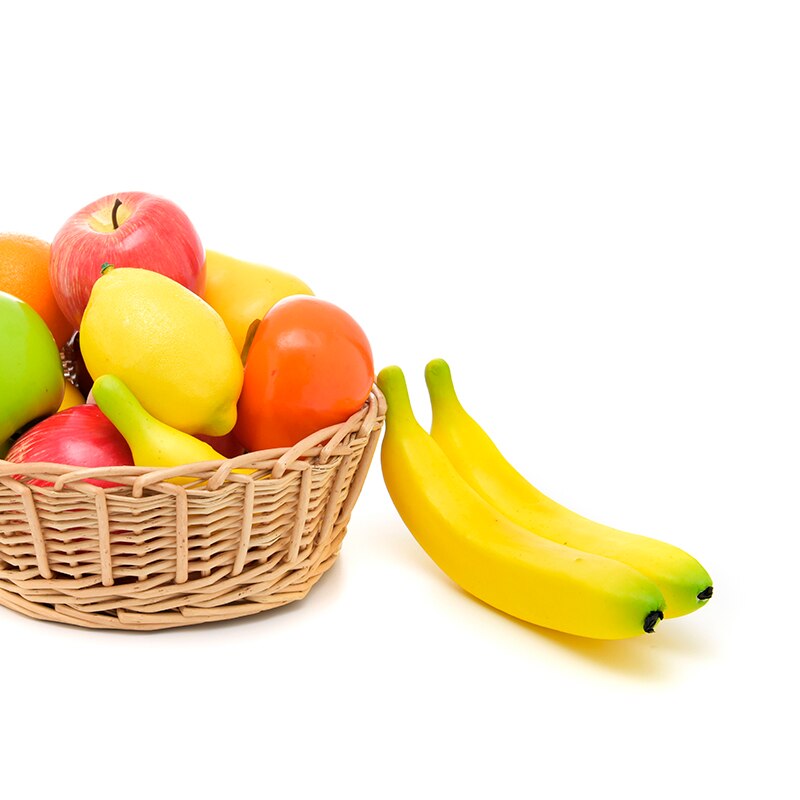 PU Simulation Fruits Banana Pear Mango Orange Peac... – Grandado
