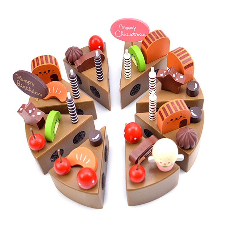 Kids kitchen Toys Chocolate Birthday Cake Children... – Grandado