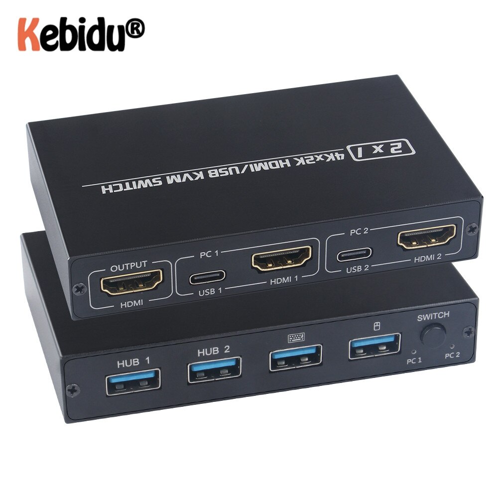 Kebidumei 4K USB Switch Splitter Plug And Play USB... – Grandado