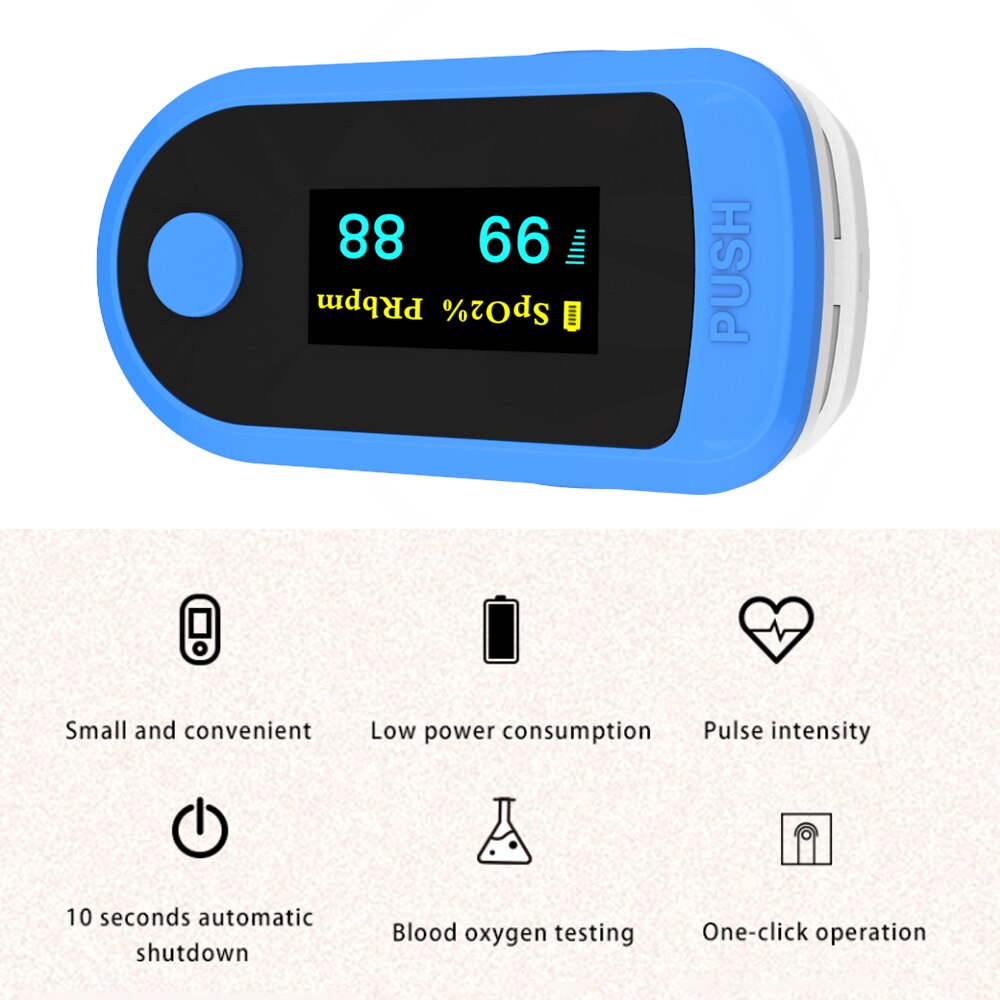 Portable Finger Pulse Oximeter Oximetro De Dedo Sa... – Grandado