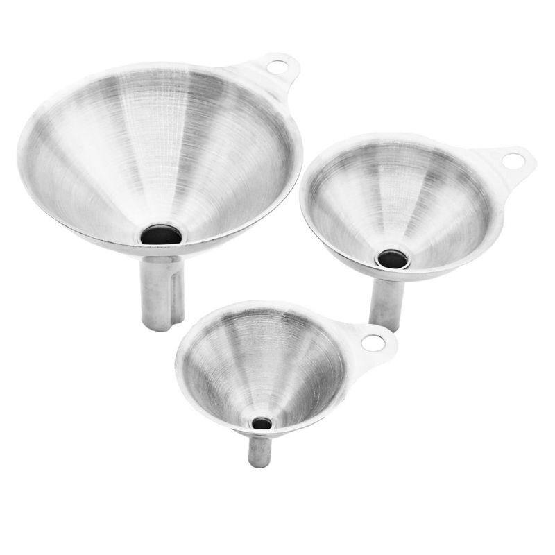 3Pcs / Set Stainless Steel Small Funnel Multifunct... – Vicedeal