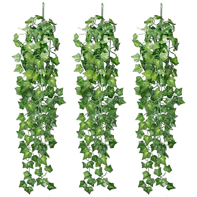 3 Pieces Artificial Hanging Ivy Vine 2.95 Feet Art... – Vicedeal