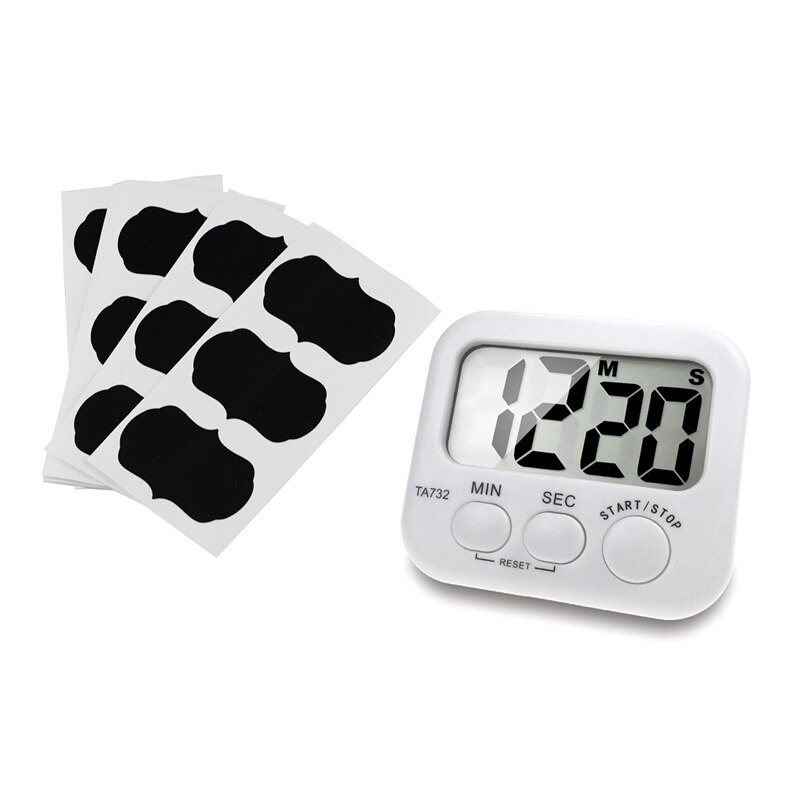 2 Set Accessories: 1 Set Digital Kitchen Timer, La... – Grandado