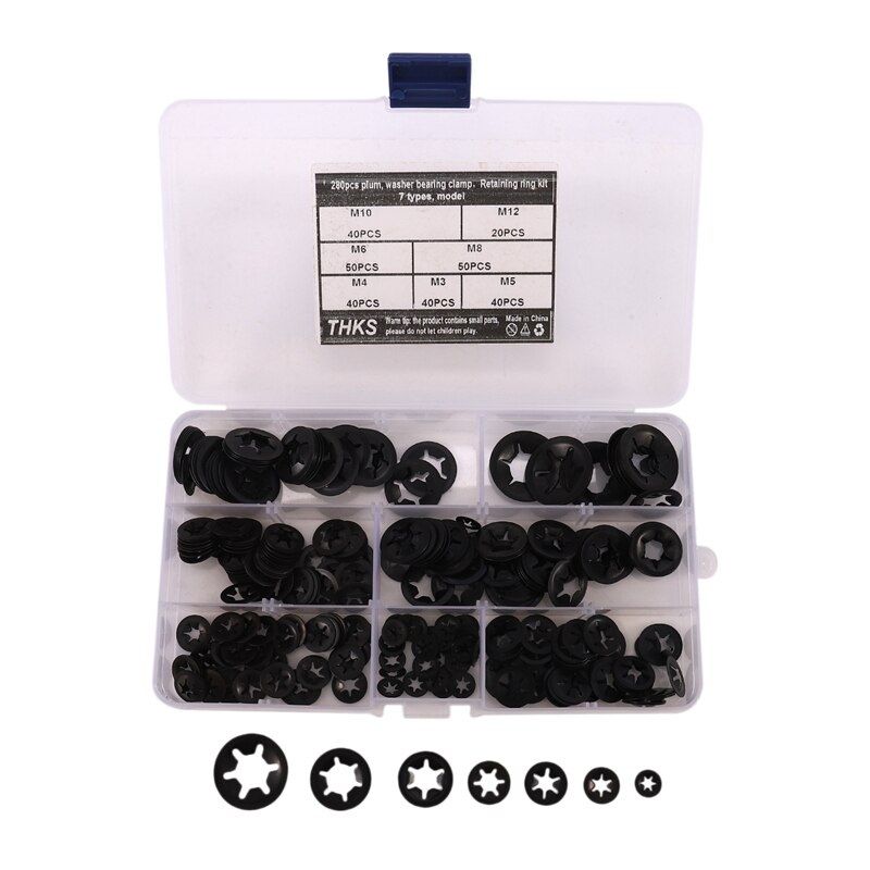 280Pcs Internal Tooth Starlock Washers Lock Washer... – Grandado