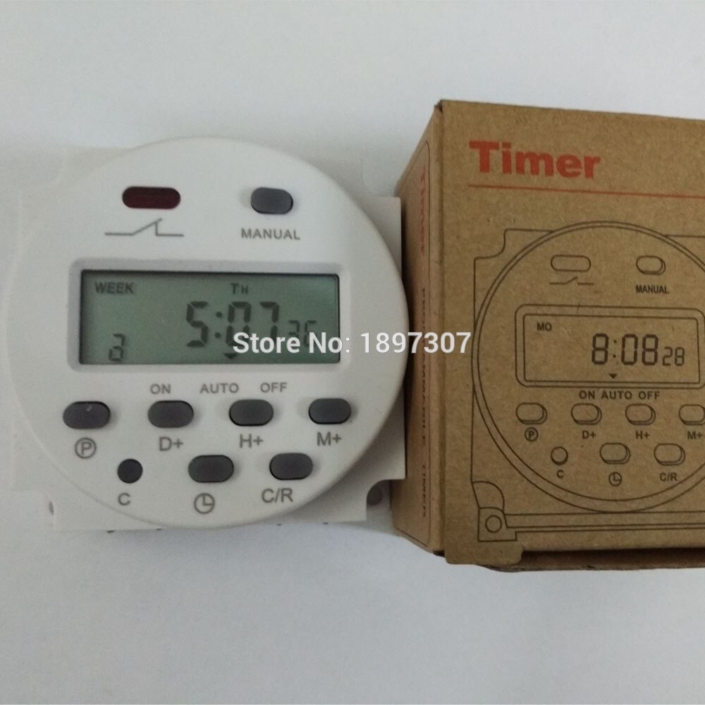 DC12V Digital LCD Power Timer Programmable Time Sw... – Grandado DC12V Digital LCD Power Timer Programmable Time Sw... – Grandado