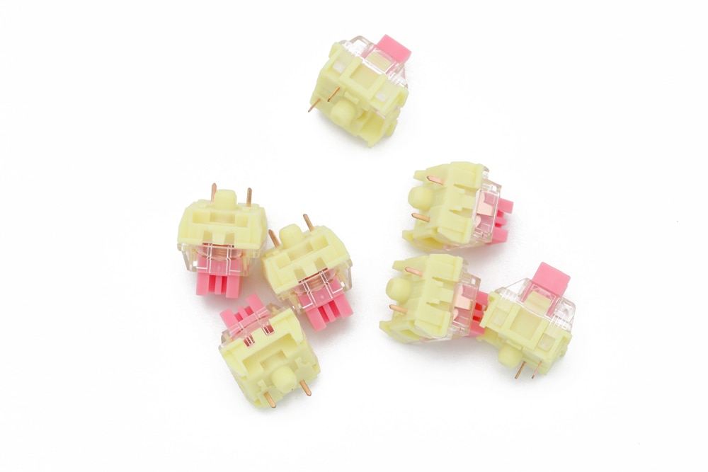 TTC Gold Pink switch 3pin RGB SMD linear 37g force... – Grandado