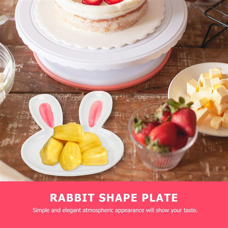 Cute Ceramic Tableware Cartoon Bunny Compote Desse... – Grandado