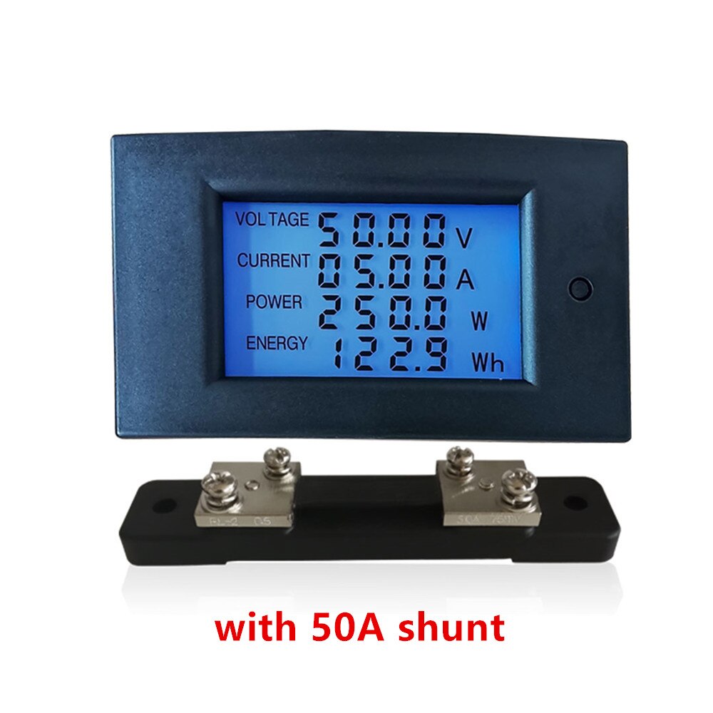 DC 100V 20A 50A 100A Digital LCD Backlight Voltmet... – Grandado