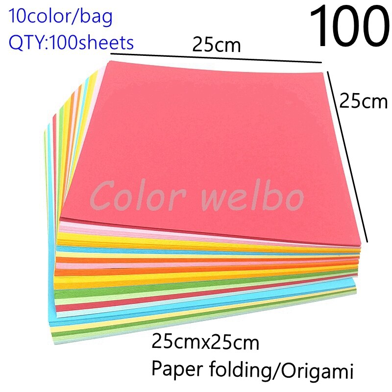 Multi-size Origami Handmade paper Color cardboard ... – Grandado