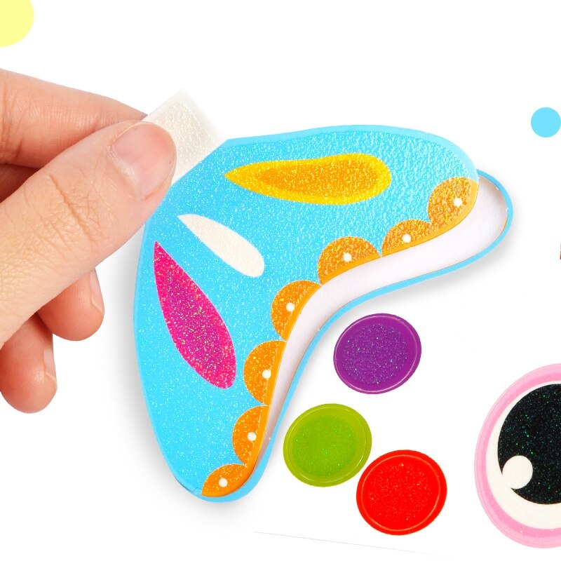 12Pcs Children 3D Diy Handmade Paper Cups Sticker ... – Grandado