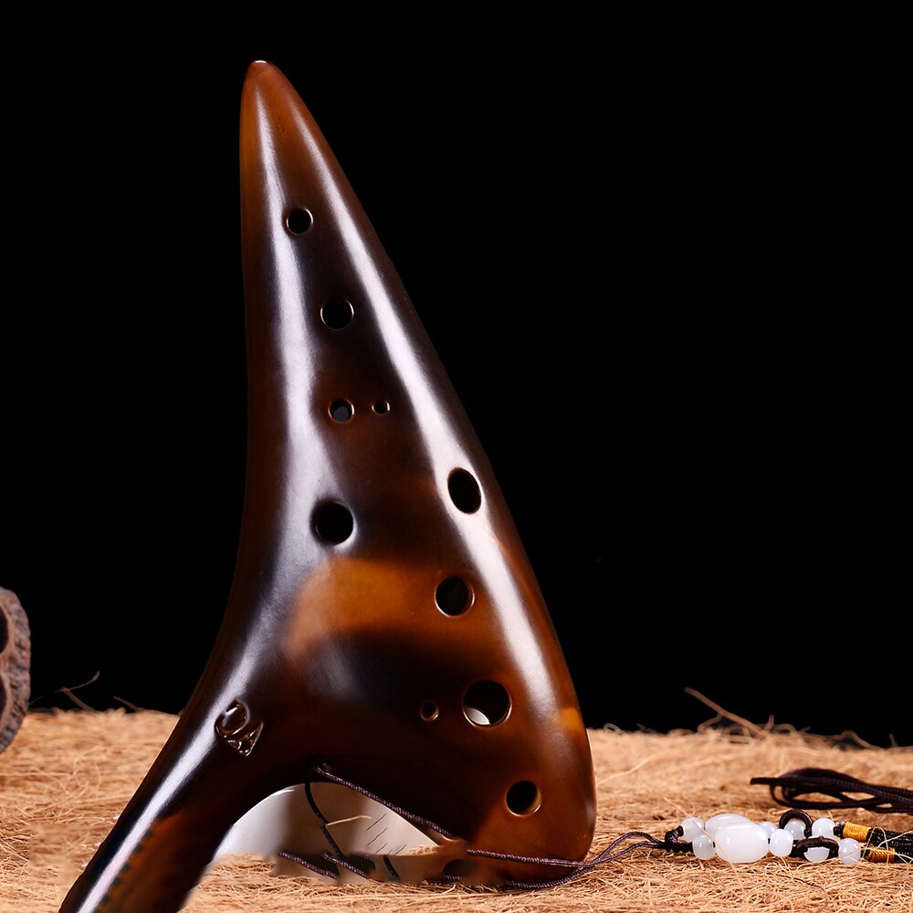 Ocarina Classical Blue 12 Holes Ocarina Alto C Mus... – Vicedeal