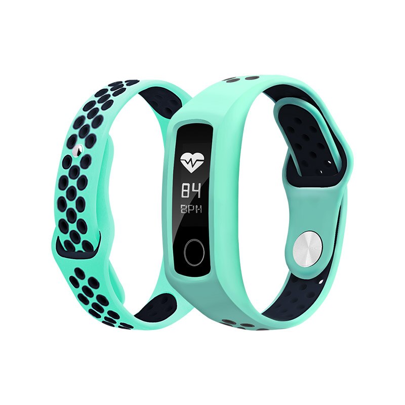 Two-color soft silicone strap for honor band 4 / 5... – Grandado