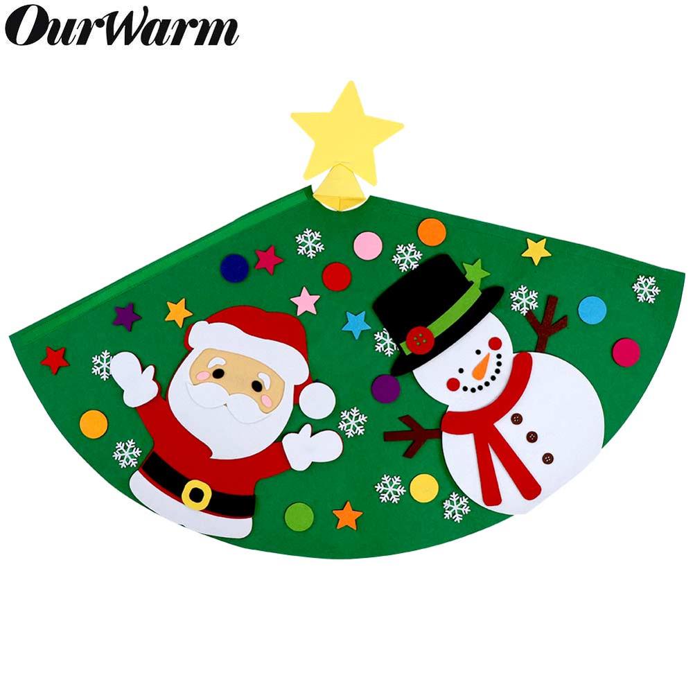 Verbesserte Kleinkind 3D DIY Filz Weihnachten Baum... – Vicedeal