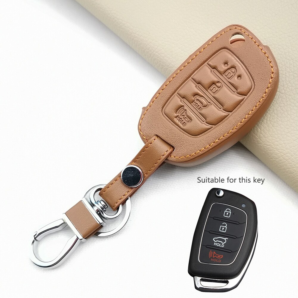 Carrying Leather Key Cover Case For Hyundai Creta ... – Vicedeal