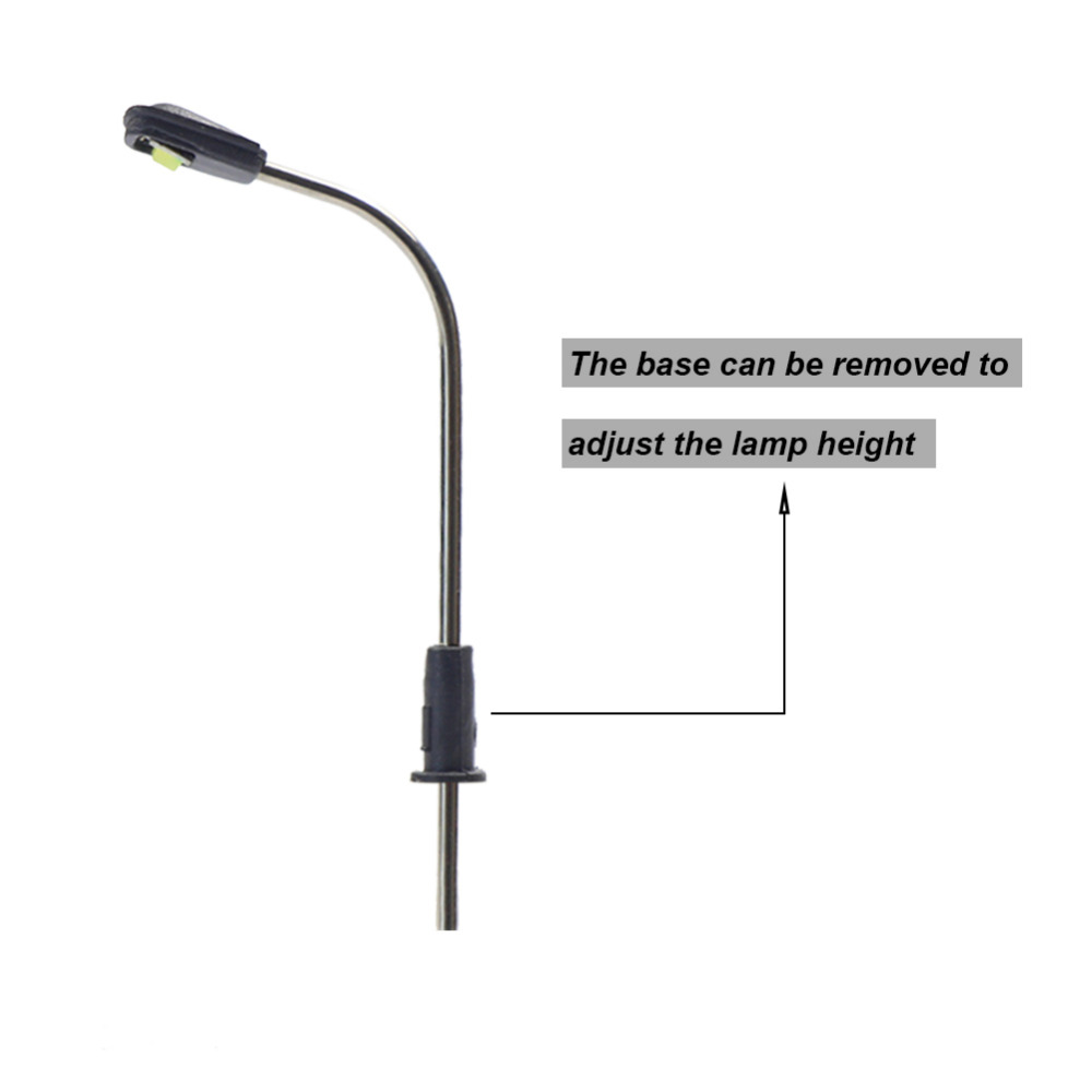 LQS05 10pcs Model Railway Train Lamp Post Street L... – Vicedeal