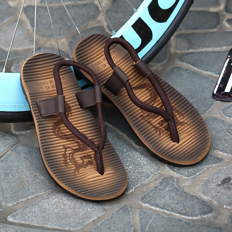 Men's Flip Flop Summer Casual Chinese Dragon Patte... – Vicedeal