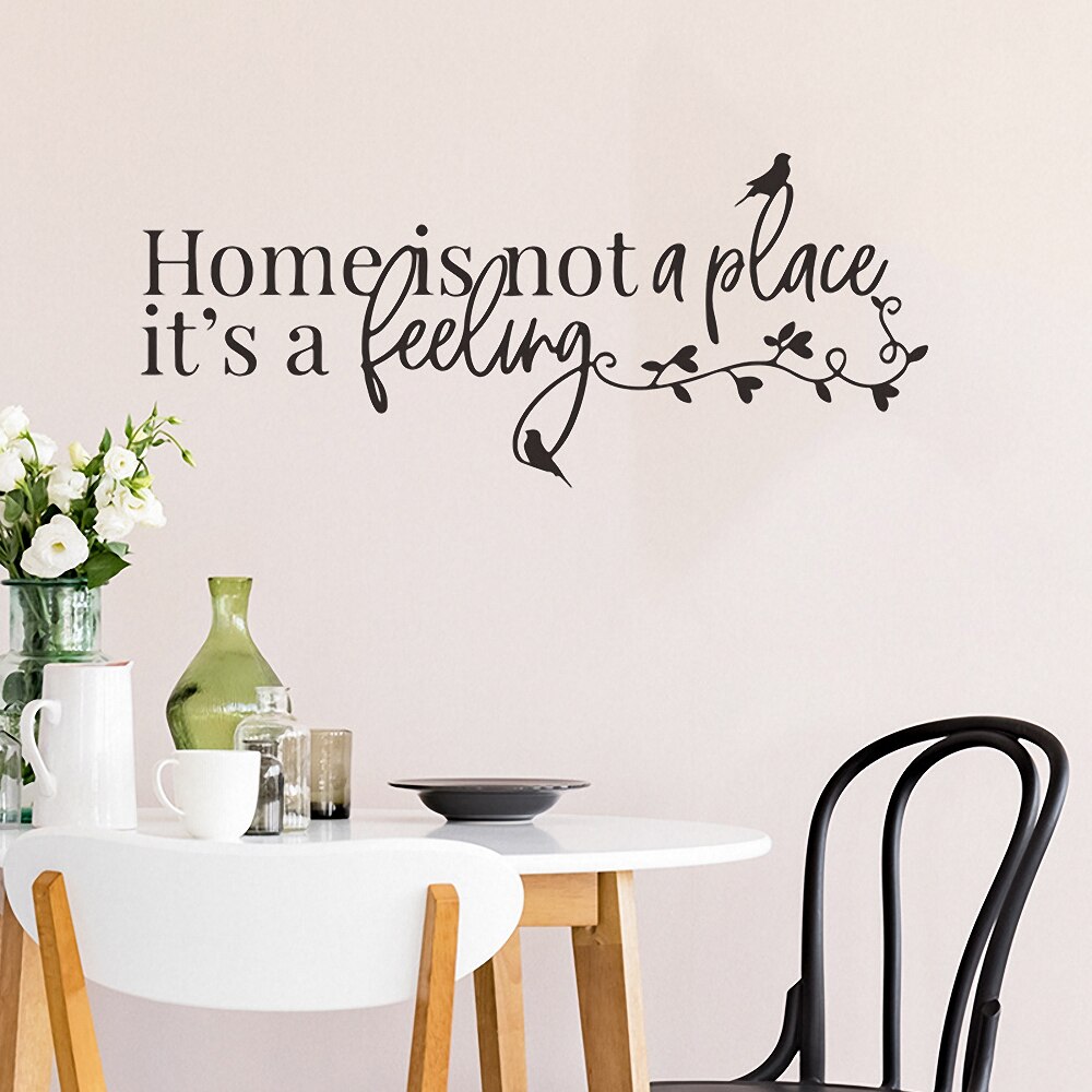 Huis Is Niet Een Plaats Muur Quotes Stickers Thuis... – Vicedeal