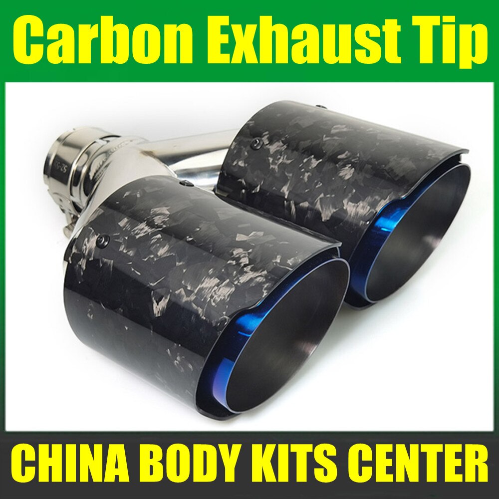 1Pc Auto Modificatie Universele Dual Glanzend Zwar... – Grandado