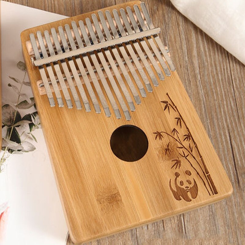 17 Key Thumb Piano Massief Hout Kalimba Draagbare ... – Vicedeal