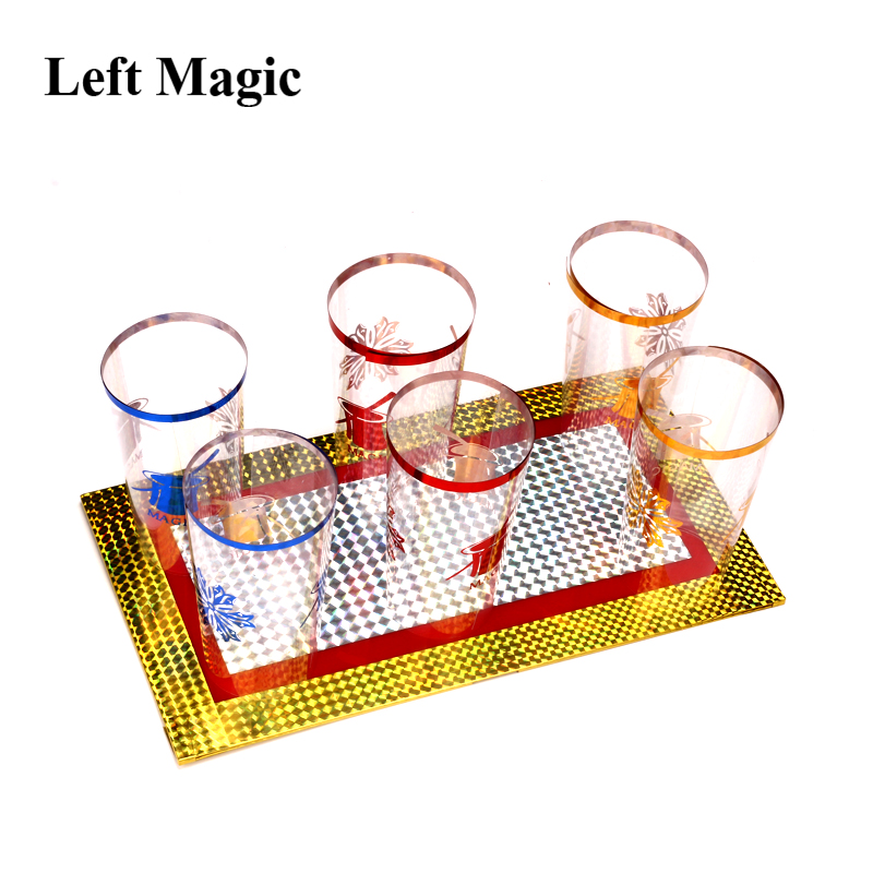 Six Cups Out From Two Plates Magic Trick Cups Appe... – Grandado