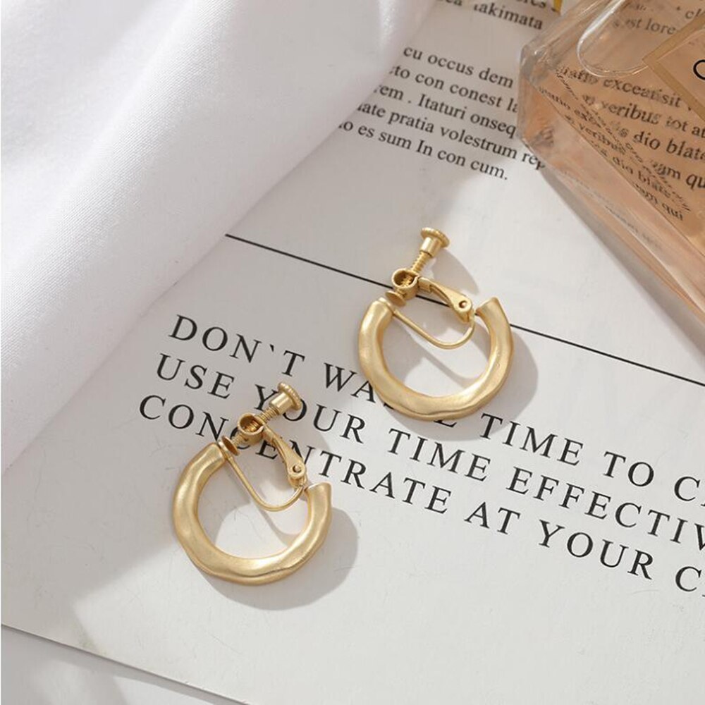 Grace jun korea stil bøjle kobber materiale geomet... – Grandado