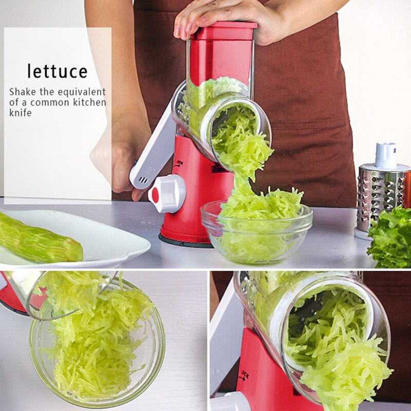 Multi-function Vegetable Shredder Hand-cranked Che... – Vicedeal