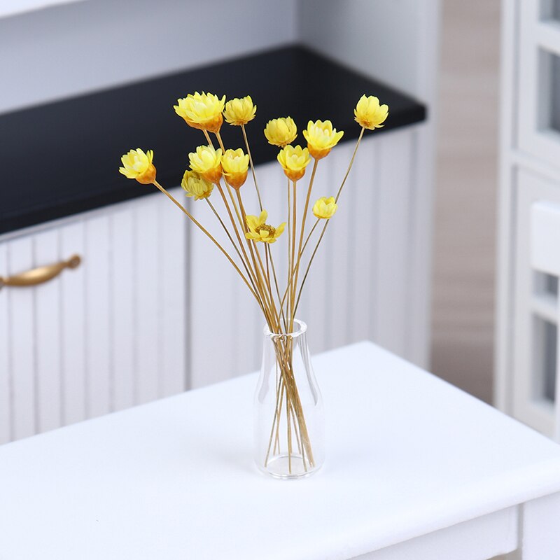 1:12 mini vaser blommor container modeller dockhus... – Grandado