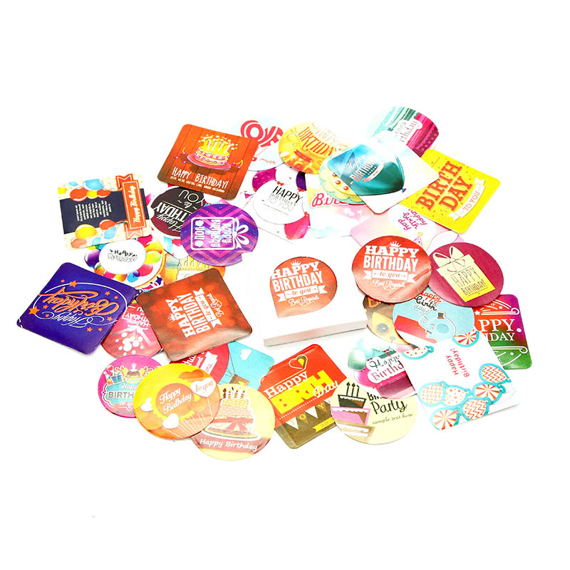 38 Stks/pak Gelukkige Verjaardag Decoratieve Papie... – Vicedeal