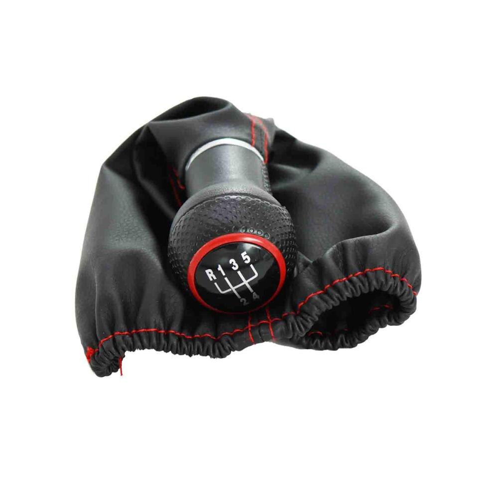 5 Speed Car Gear Shift Knob Leather Boot For Volks... – Vicedeal