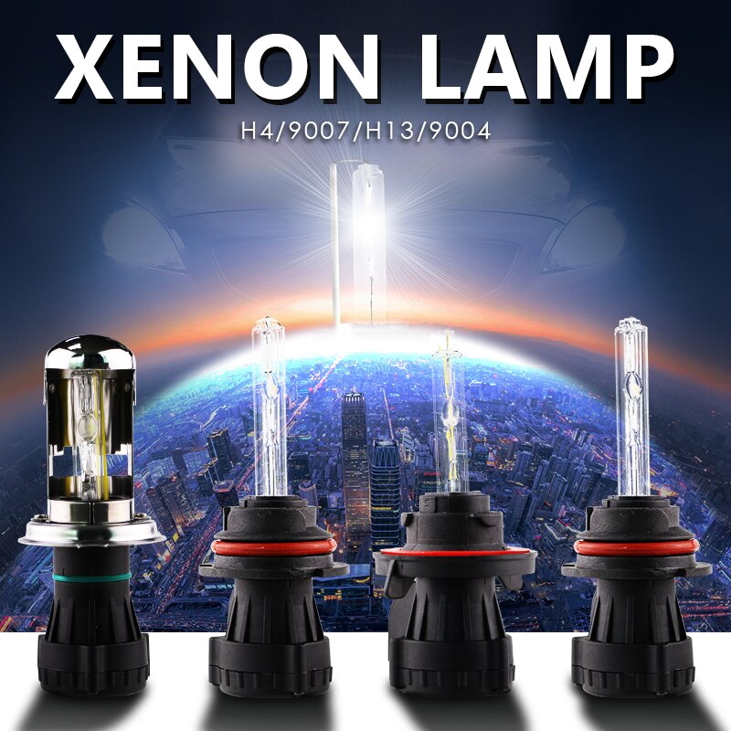 1 par ekstra hid xenon lamper dual beam h4 9004 h... – Vicedeal