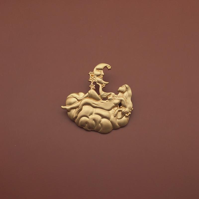 Women Palace Vintage Gold Color Sun Rabbit Relief ... – Grandado