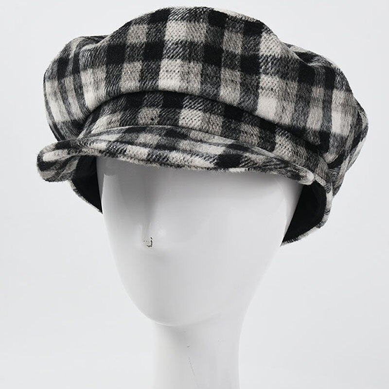 Hats For Women Autumn Winter Hats Unisex Lattice N... – Vicedeal
