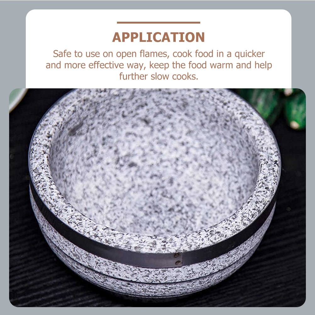Bibimbap Bowl Kitchenware Stone Bowl and Tray Set ... – Vicedeal