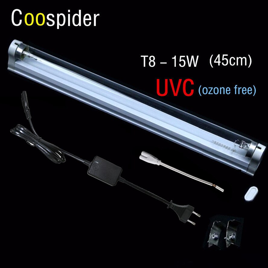 15w kvarts uv bakteriedræbende cfl lampe kit kill ... – Vicedeal