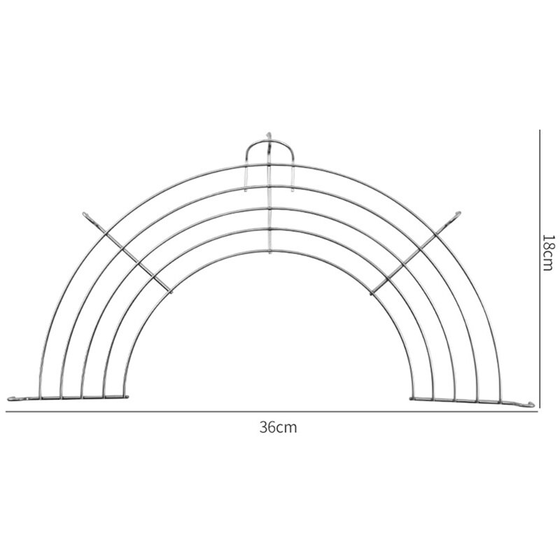 304 Stainless Steel Semicircular Oil Rack Kitchen ... – Grandado